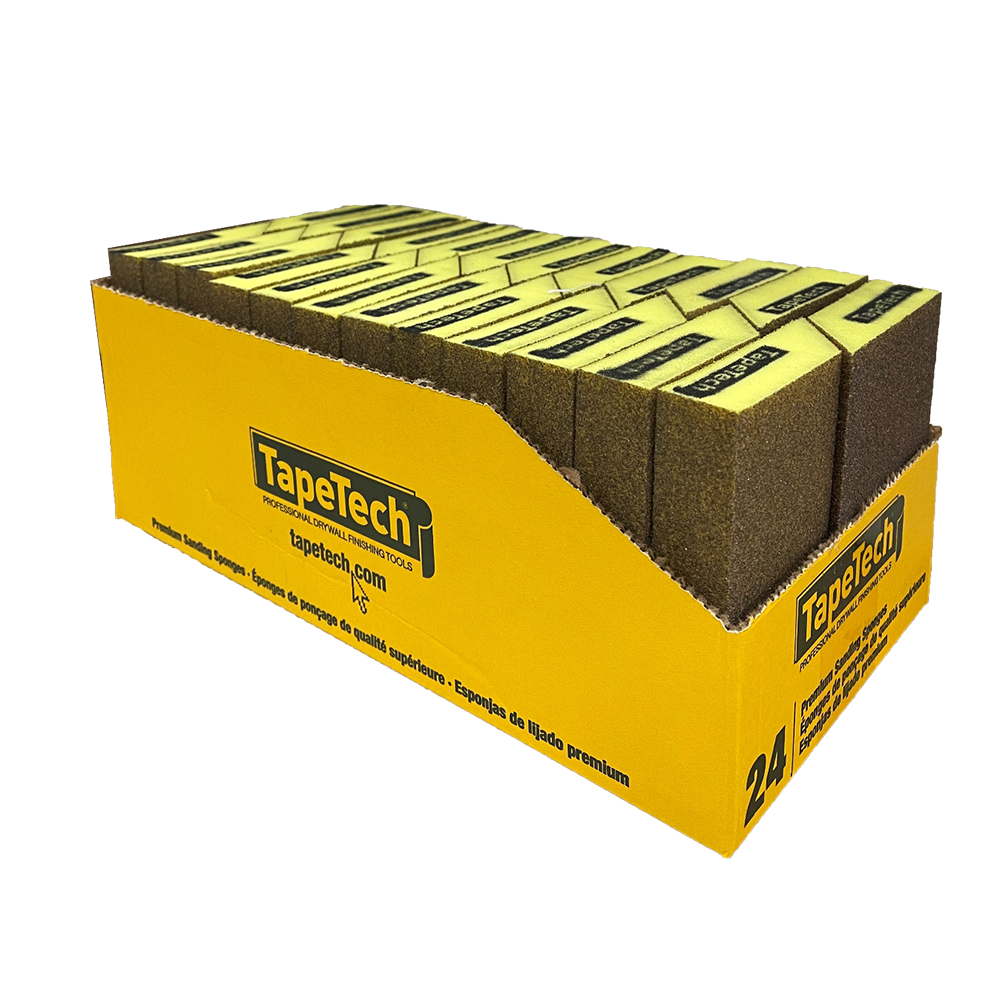 TapeTech Sanding Sponges 24pk | ADSS - Alberta Drywall & Stucco Supply