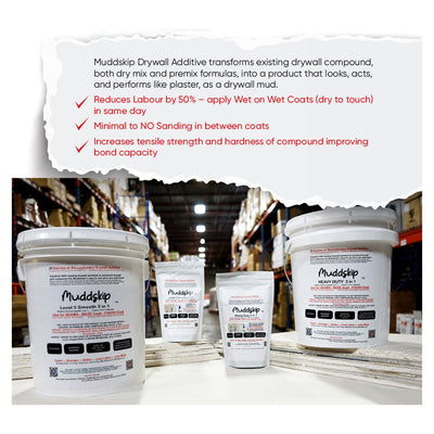Muddskip Drywall Compound Additive | ADSS - Alberta Drywall & Stucco Supply