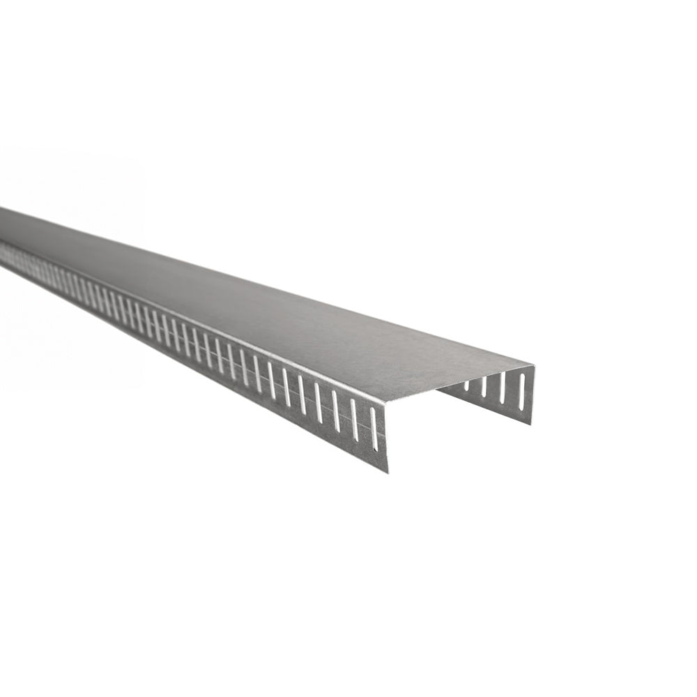 Slotted Track Light 25 Gauge | ADSS - Alberta Drywall & Stucco Supply