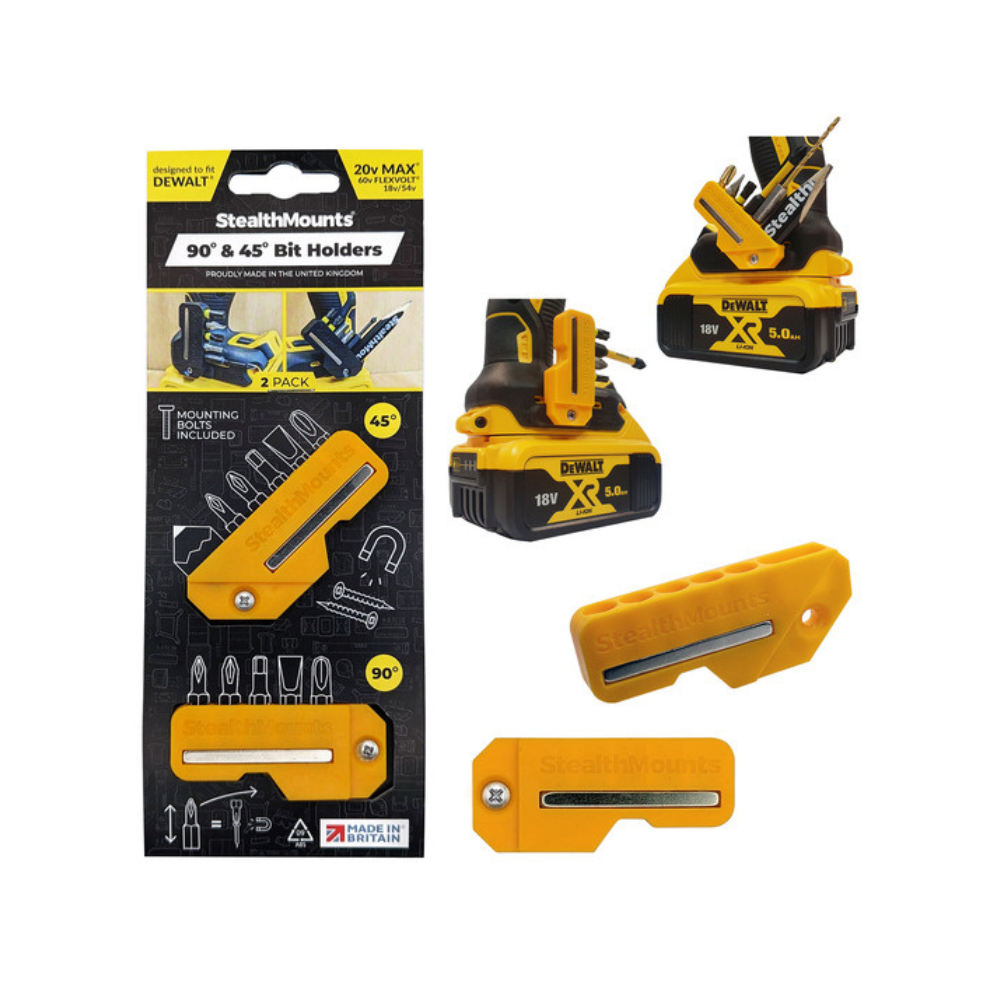 Stealthmounts 90 & 45 degree Bit Holders 2pcs | ADSS - Alberta Drywall ...
