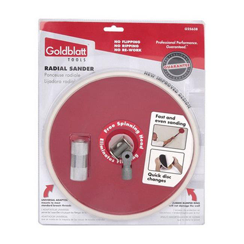 Goldblatt Radial Sander Head With Pole Adapter | ADSS - Alberta Drywall ...