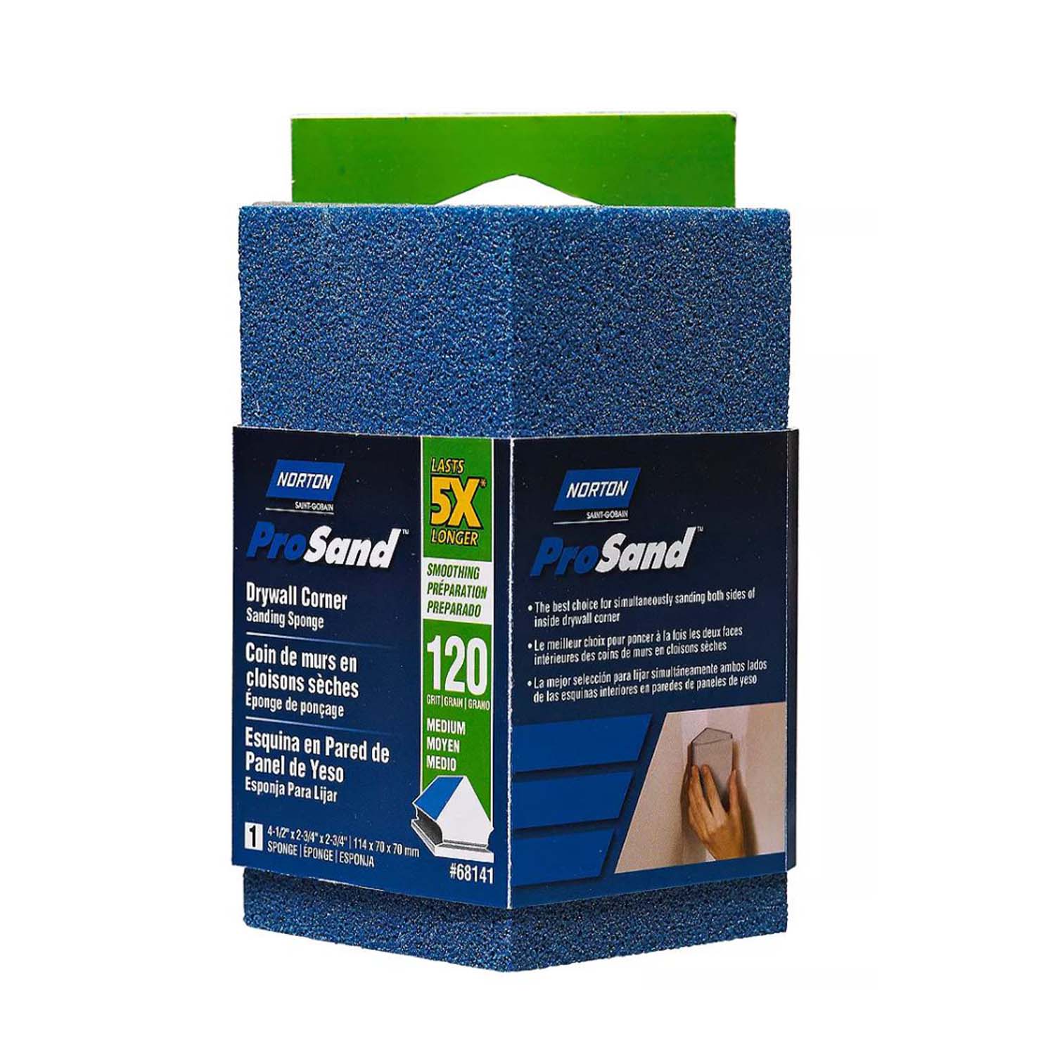 Norton ProSand Drywall Corner Sanding Sponge | ADSS - Alberta Drywall ...